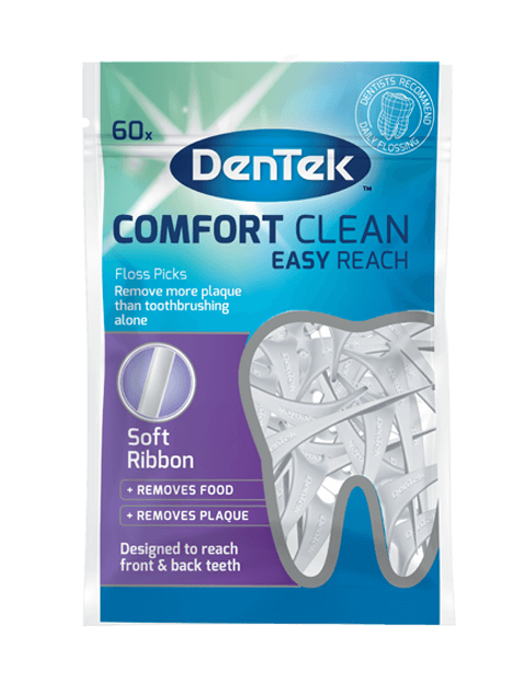 Comfort Clean Floss Picks For Tight Teeth - DenTek Comfort Clean Floss Picks For Tight Teeth - DenTek